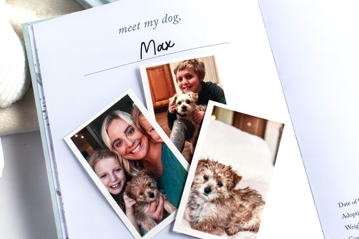 Dog Memory Book & Keepsake Journal for Puppy Parents & Pet Lovers ...