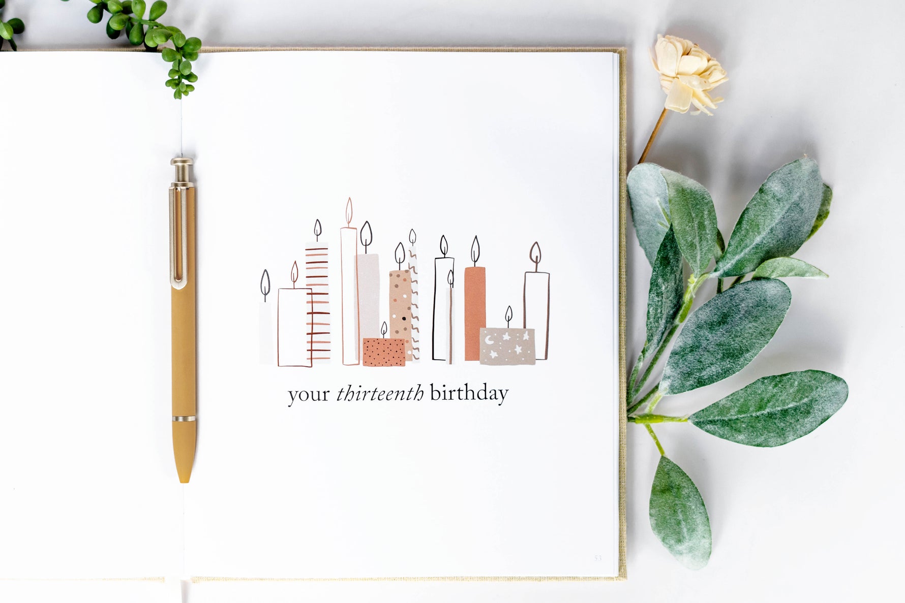 Keepsake Birthday Book | Duncan & Stone Paper Co.