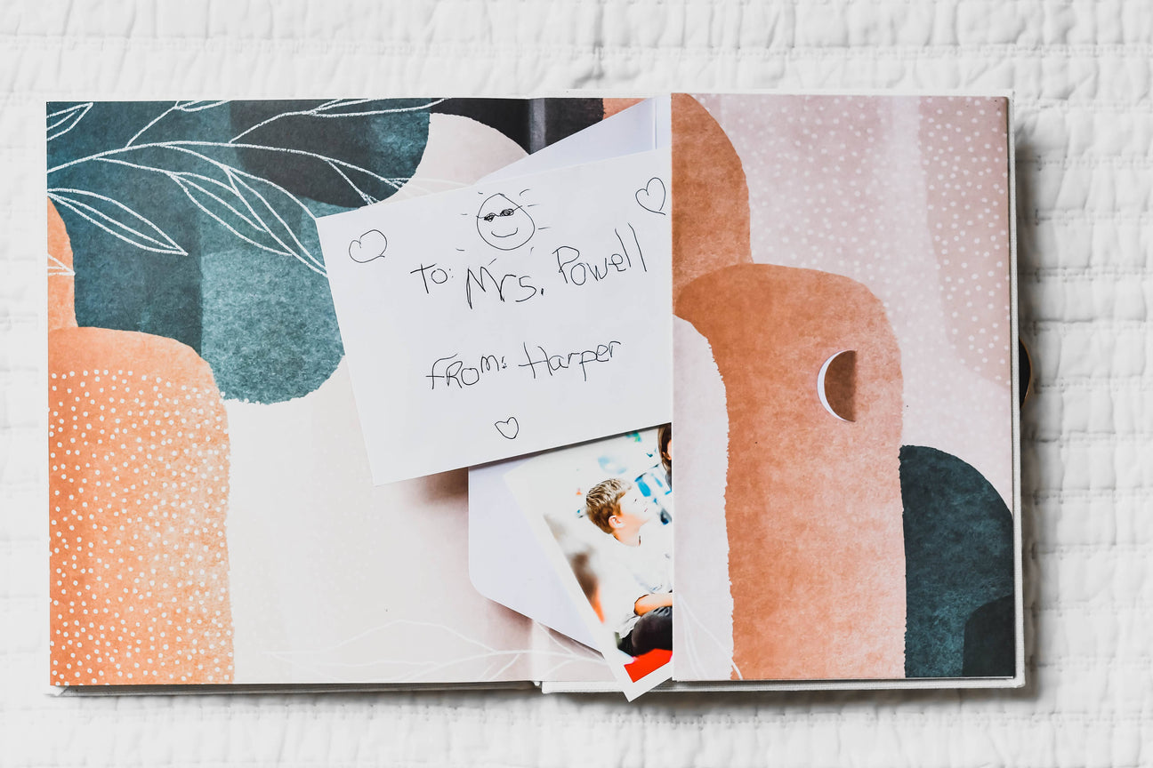 Teacher Memory Book and Keepsake Journal by Duncan & Stone Paper Co.