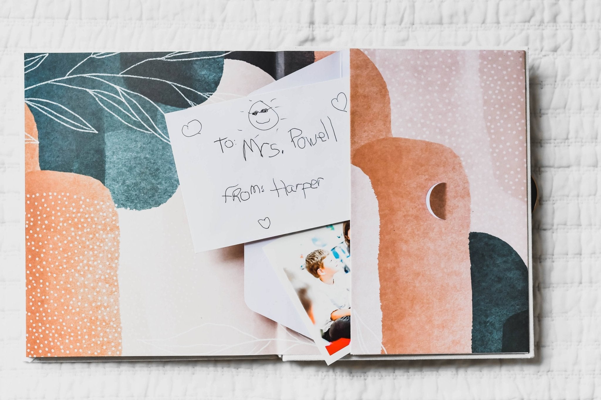 Teacher Memory Book and Keepsake Journal by Duncan & Stone Paper Co.