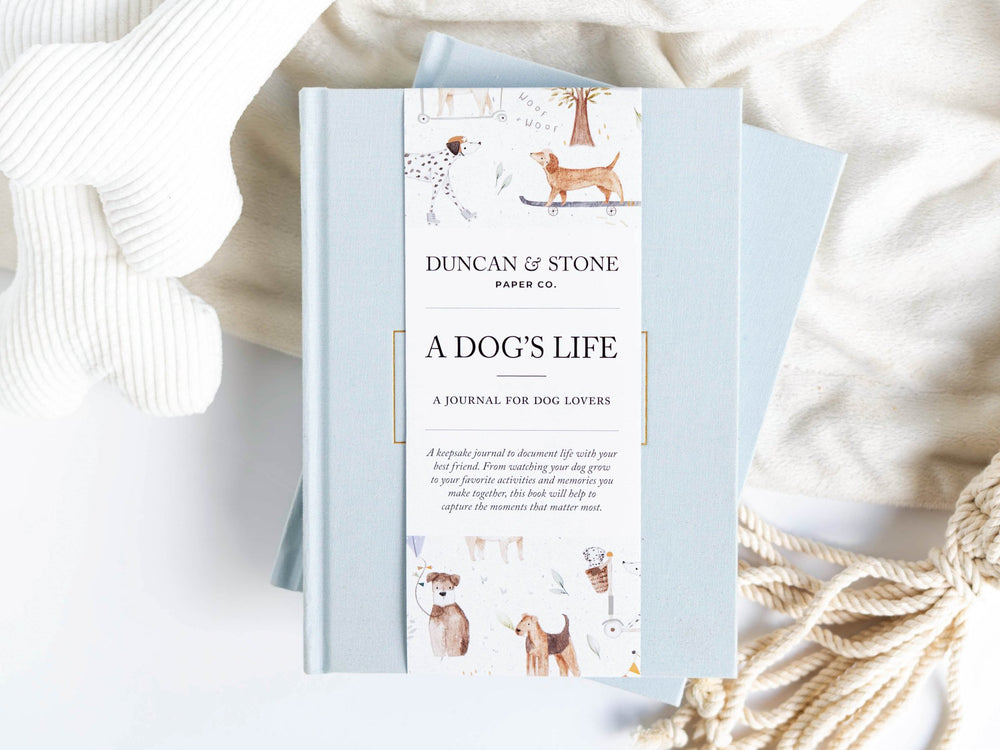Dog Memory Book & Keepsake Journal for Puppy Parents & Pet Lovers ...