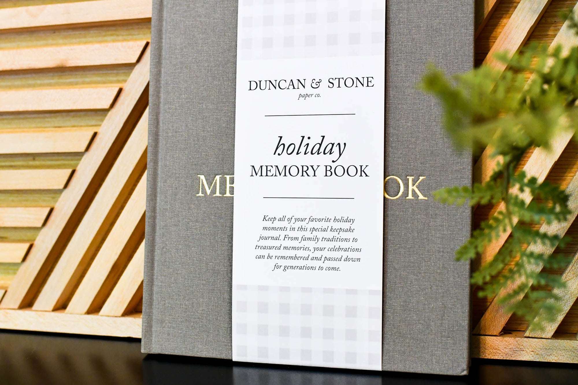 Holiday Memory Book and Scrapbook Album by Duncan & Stone Paper Co.