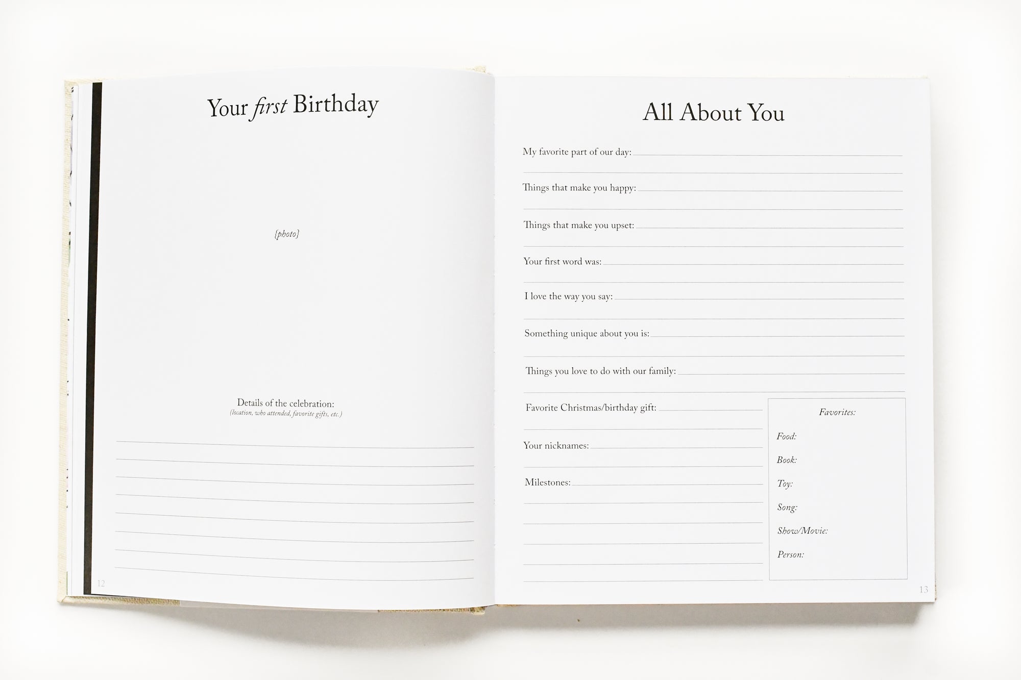 Parents' Memory Book & Prayer Journal for Son – Duncan & Stone Paper Co.