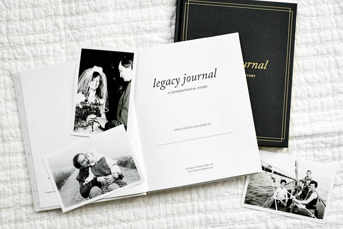 Lvory Legacy Journal - Memory Book | Duncan & Stone Paper – Duncan ...